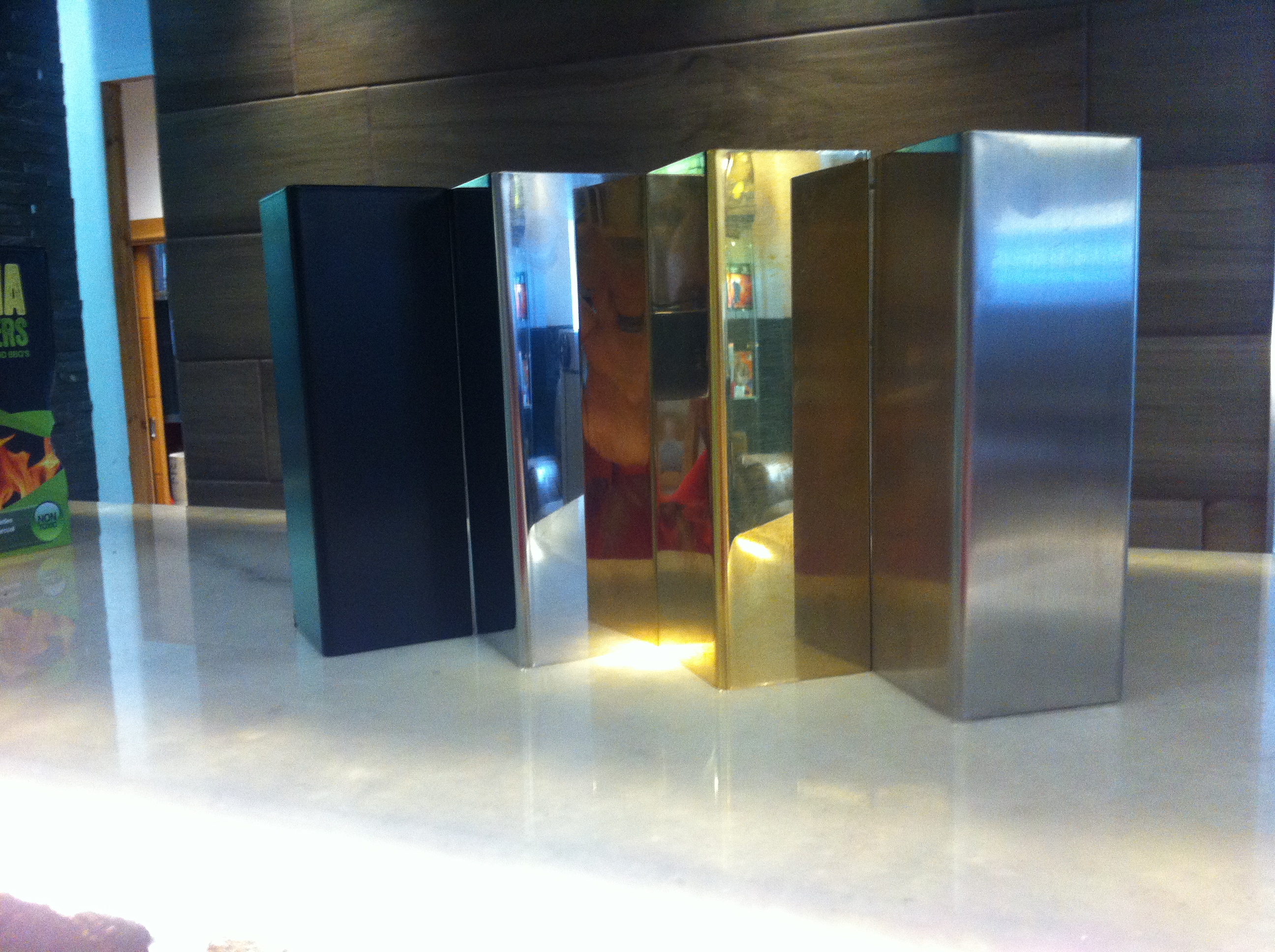 Chamber Trims - made to suit. Black Brass Chrome Matt Steel